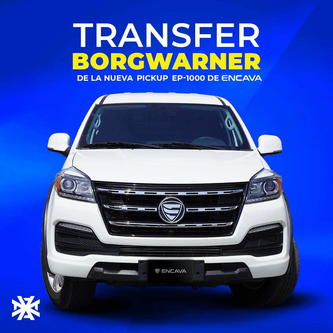 El transfer Borgwarner de la nueva pickup EP-1000 de Encava - Akasaka ...